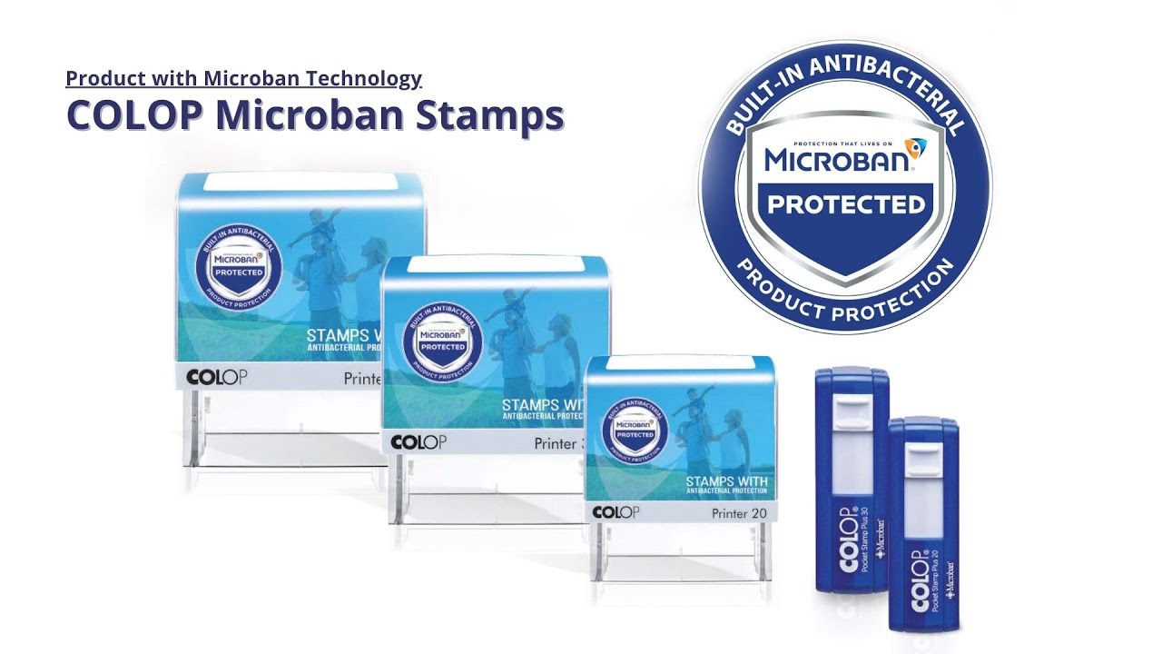 COLOP Microban Stamps | Microban Technology - YouTube