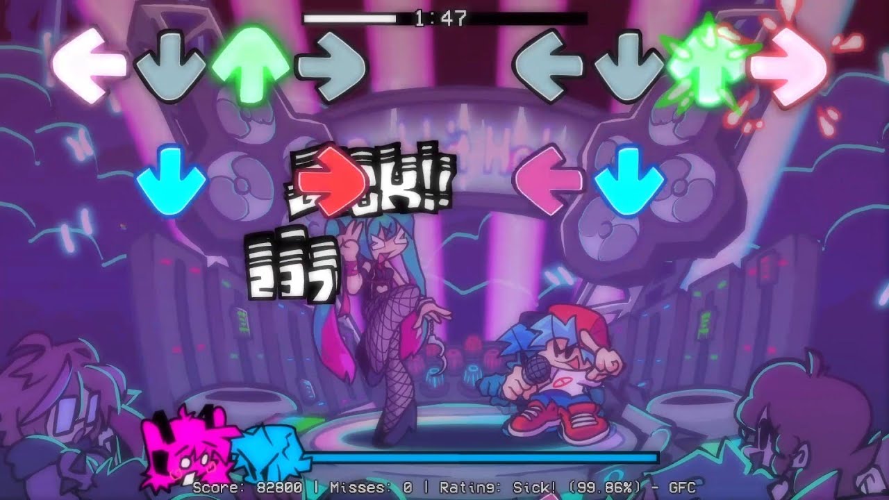 FNF - Rabbit Hole BF Vs. Miku - YouTube