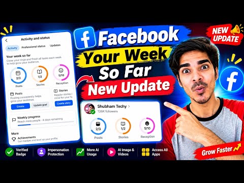 Your week so far Facebook | Activity and status | Facebook Posts Stories Reception | New Update