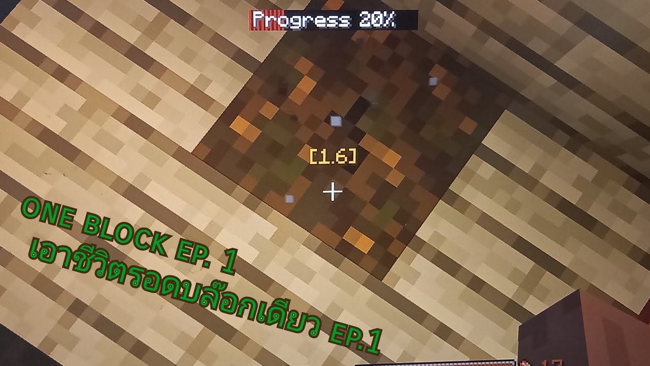 survival oneblox ep.1เอาชีวิตรอดบล๊อกเดียว l minecraft - YouTube