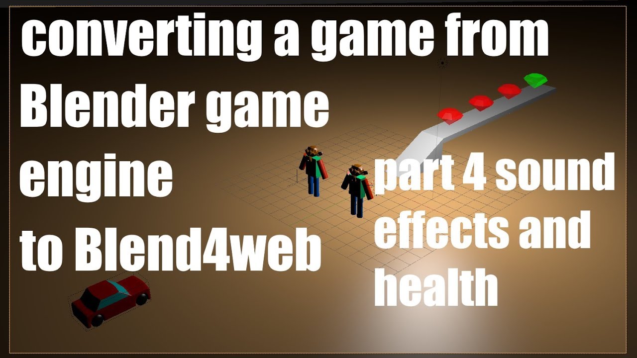 Make a Simple 3D Web Car Game Part 4 Sound Effects & Health Reduced By ...