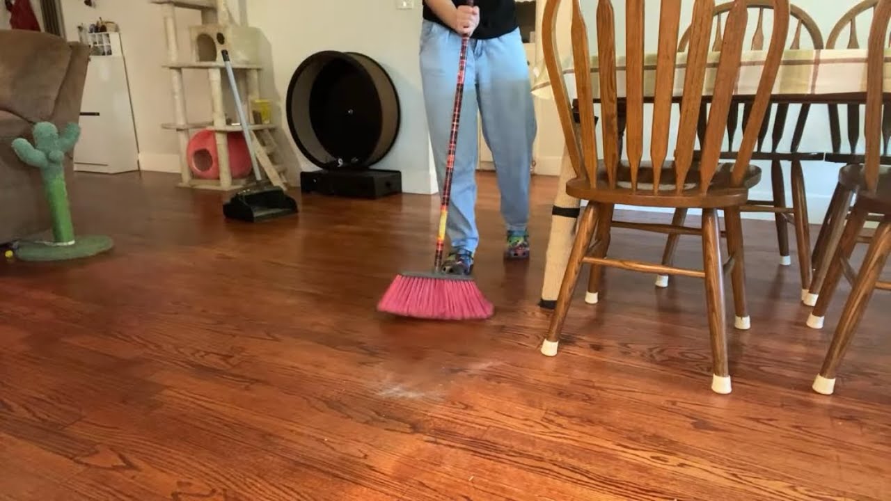 Live clean with me day 58 (tidying, Wednesday trash, sweep and mop day ...