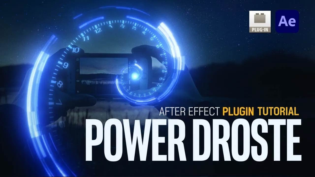 After Effects Power Droste Plugin Tutorial Easy Spiral l Power Droste ...