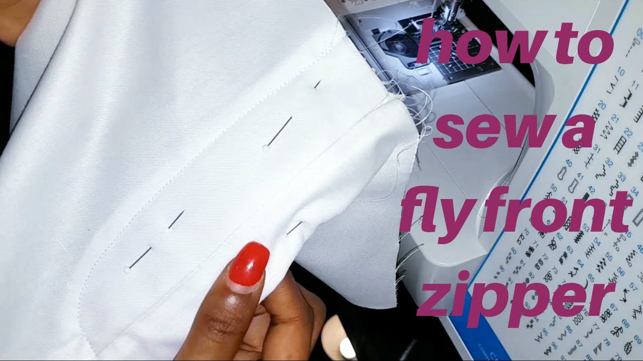 detailed fly front zipper tutorial. - YouTube