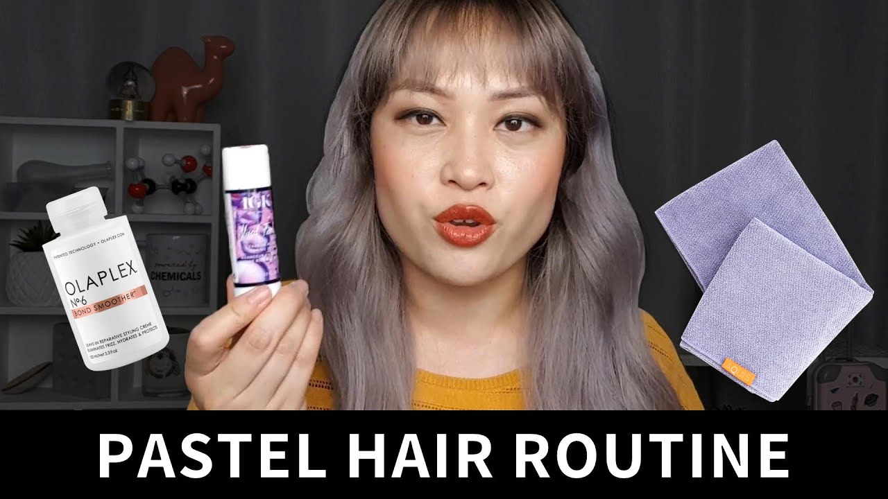 Low-Maintenance Pastel Hair Routine | Lab Muffin Beauty Science - YouTube