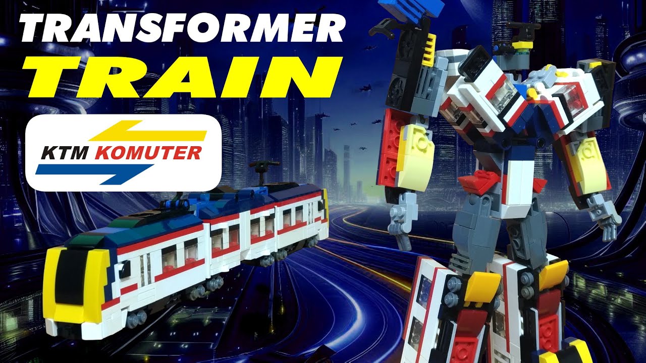 LEGO Transformer Commuter Train / KTM Komuter Malaysia - YouTube