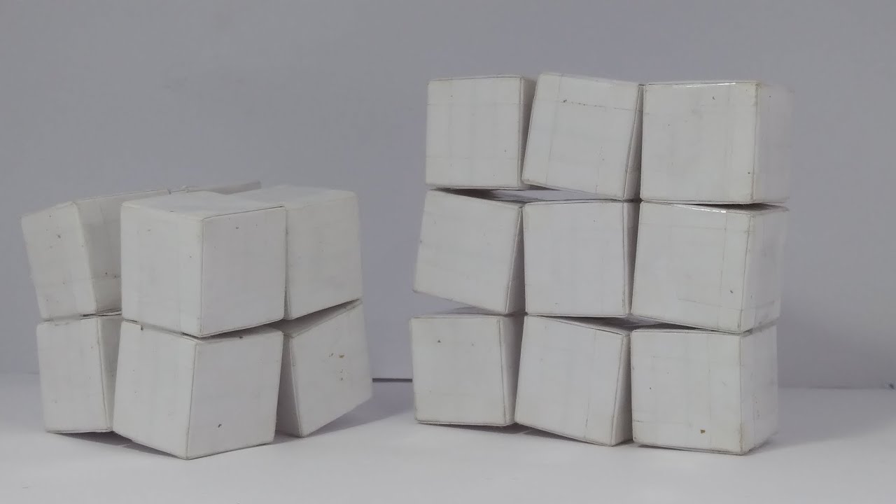 How to make paper cube. Very easy #origami #papercraft #papercrafting ...