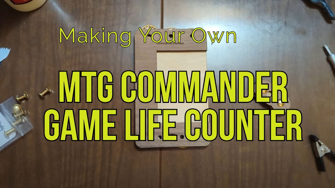 Life Counter SVG Assembly Tutorial - YouTube