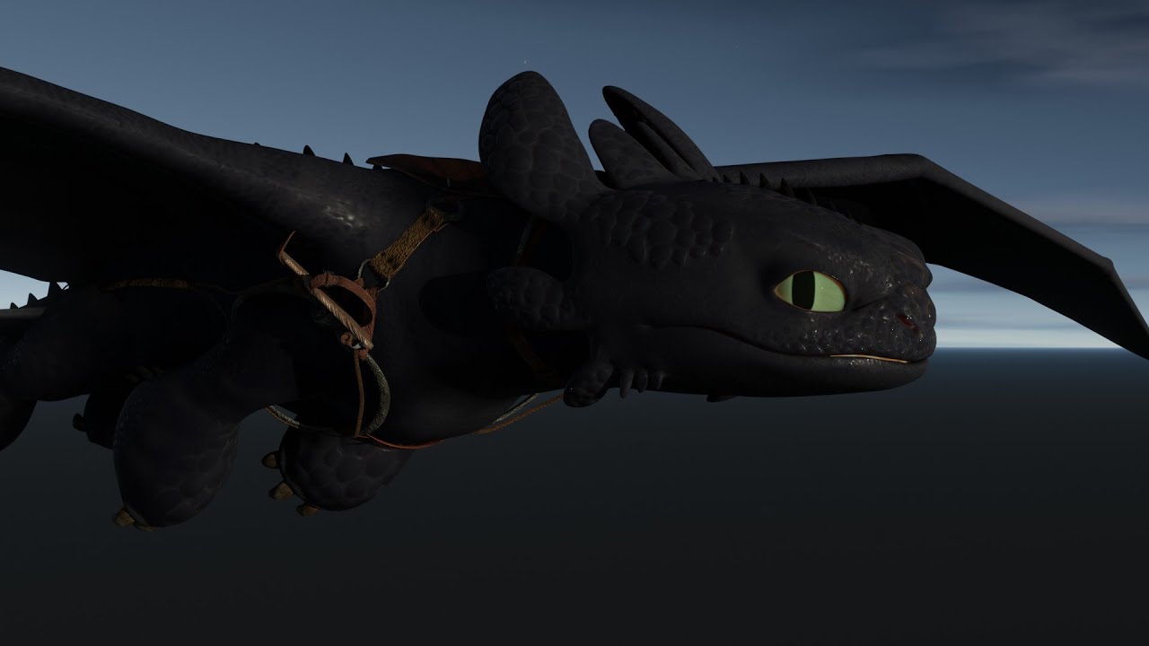 New Toothless saddle! - YouTube