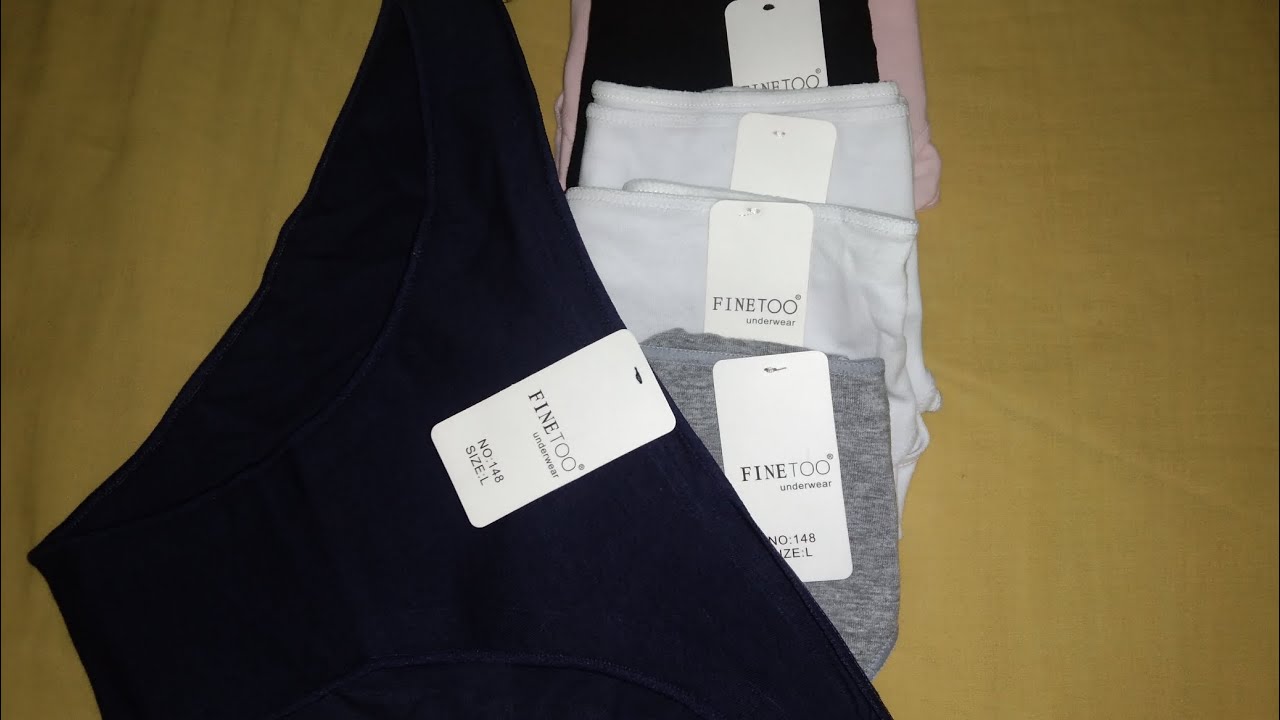 Unboxing Finetoo Women Cotton Underwear Comfortable Panty | Lazada sale ...