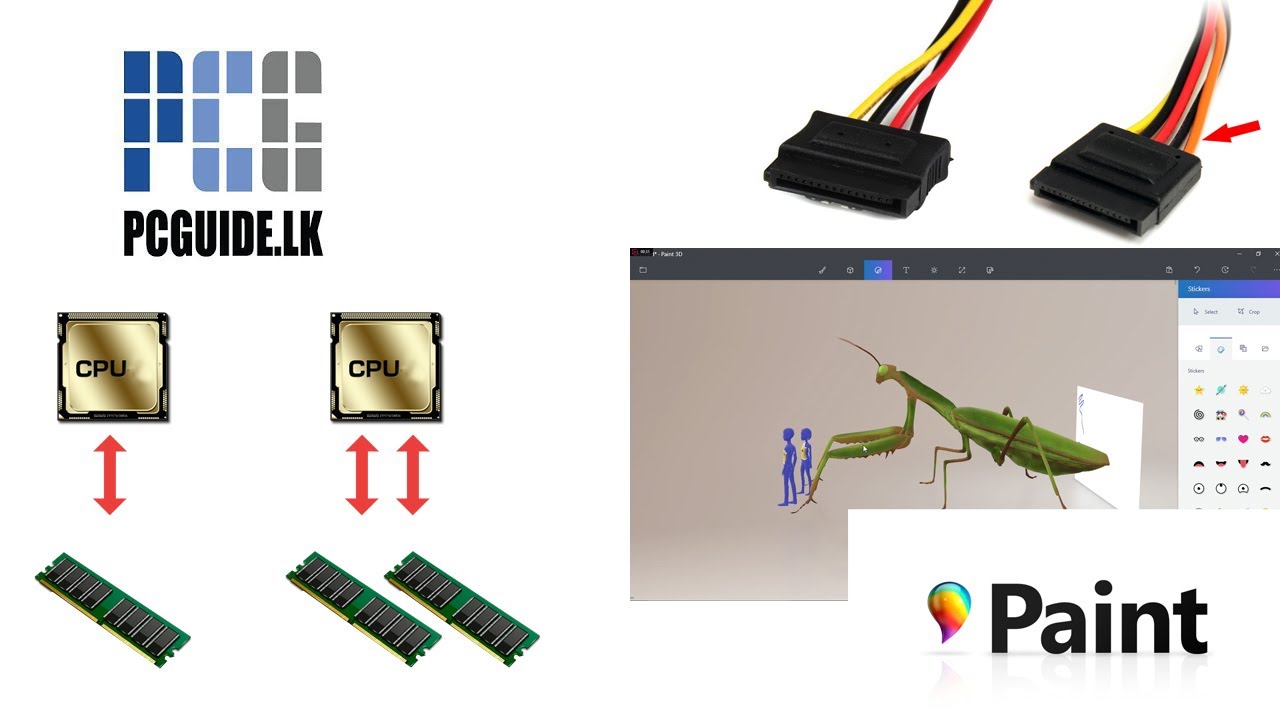 Q & A - Dual Channel RAM, OC RAM & Paint 3D explained සිංහලෙන් - YouTube