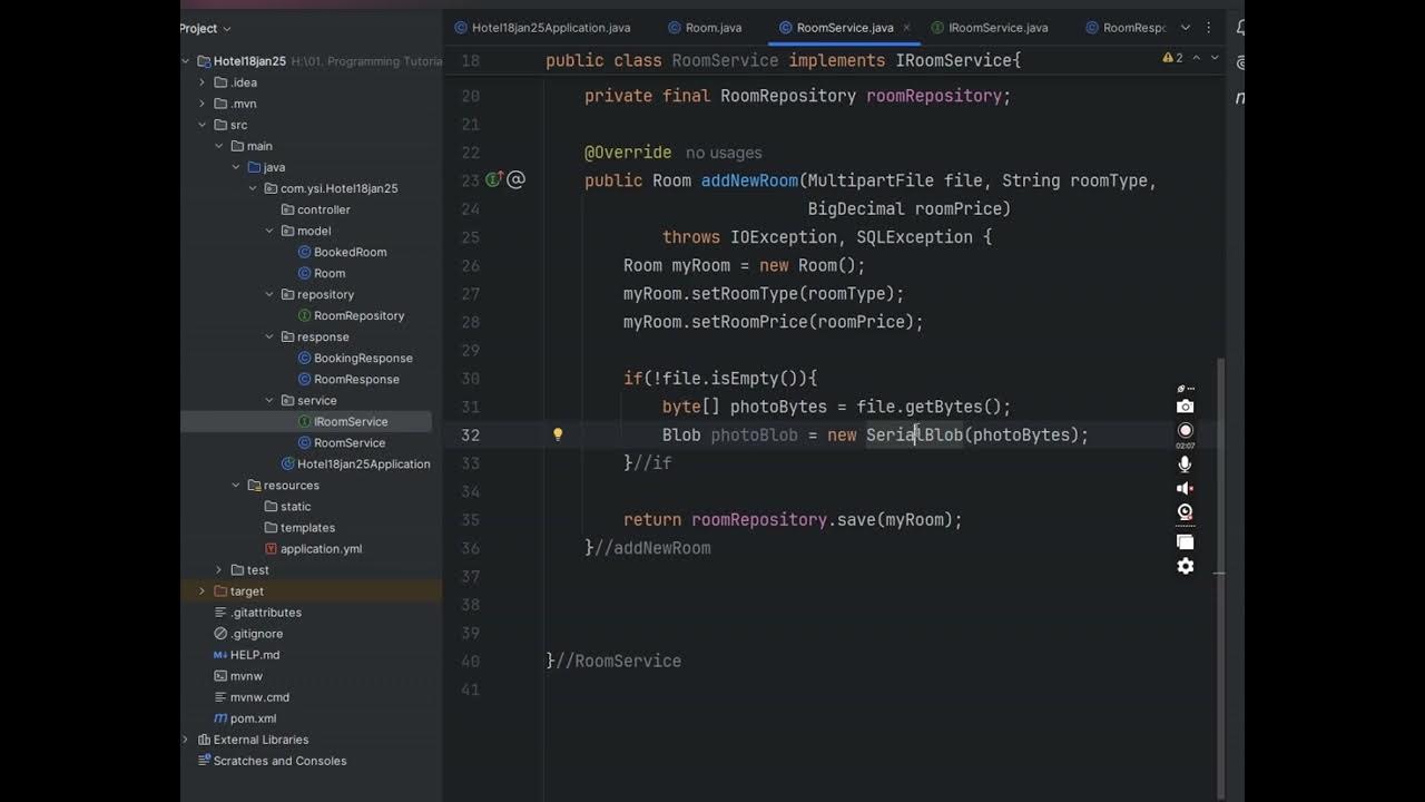 How to convert a photo/MultipartFile/Byte-Array into a Blob - YouTube