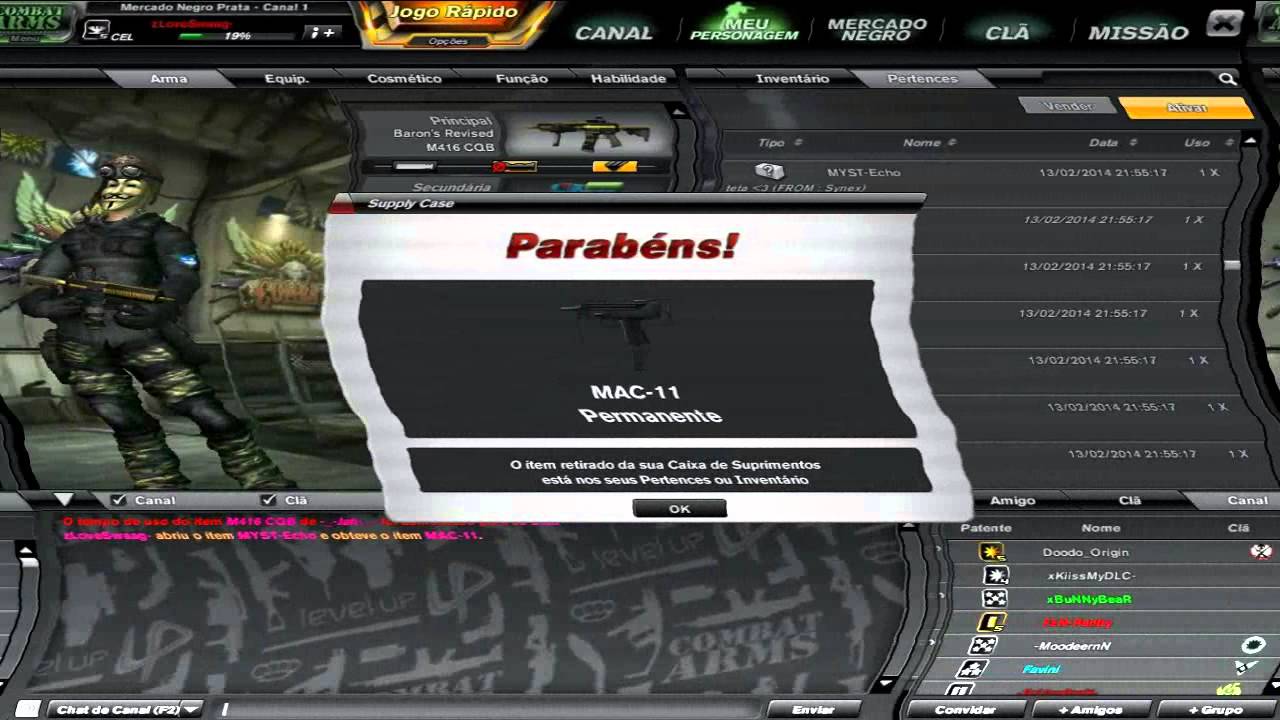Pegando MAC-11 e G23 Chrome Permanente seguidas para zLove - (Myst-Echo ...