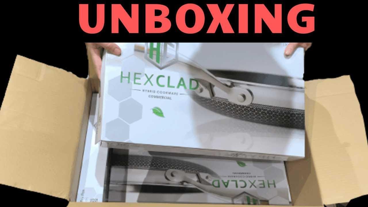 My FIRST and UNBOXING of HEX-CLAD POTS AND PANS! - YouTube