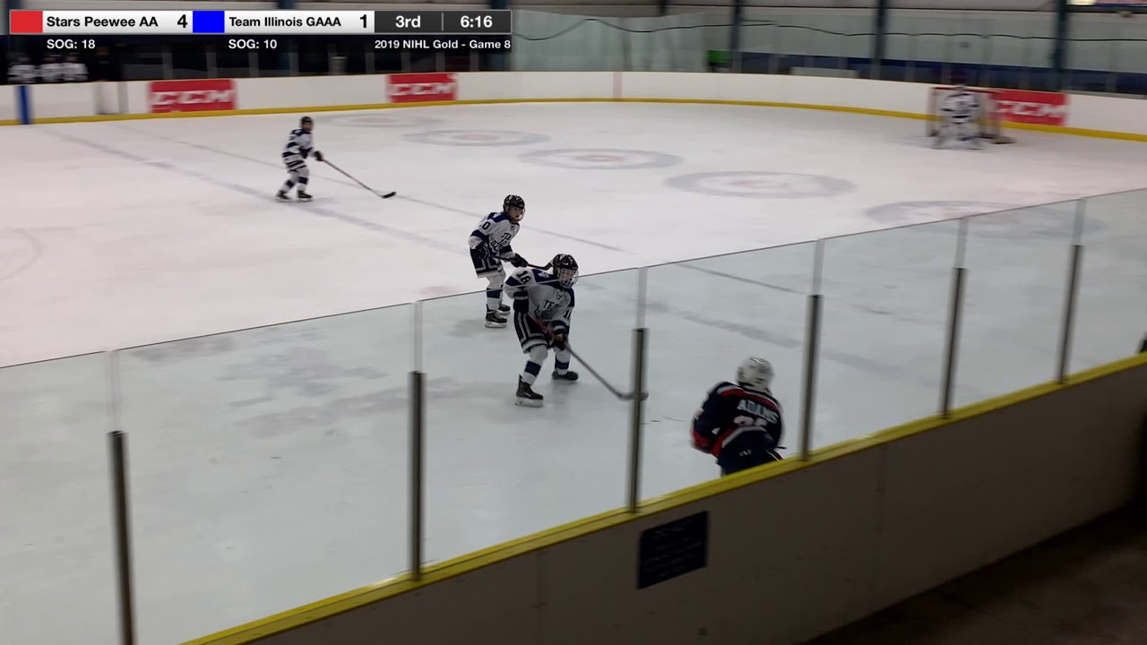 Glenview Stars Peewee AA vs Team Illinois GAAA 3rd Period W4-2 - YouTube