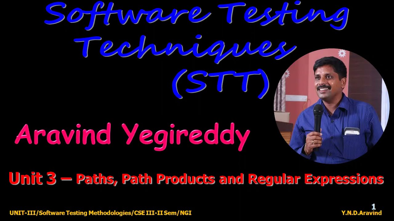 Stm Paths Path Products And Regular Expressions By Mr Y N D Aravind Youtube