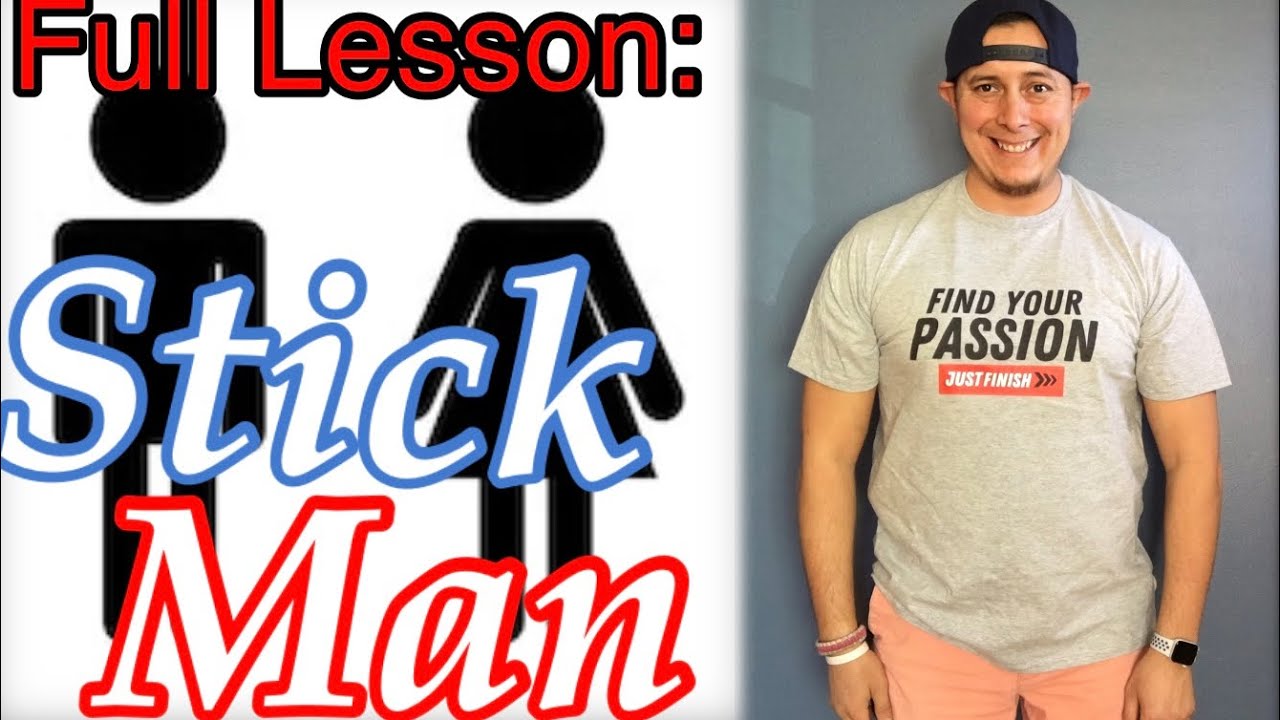 DIY PE Full Lesson | Physical Education at Home: Stick Man #diypegames ...