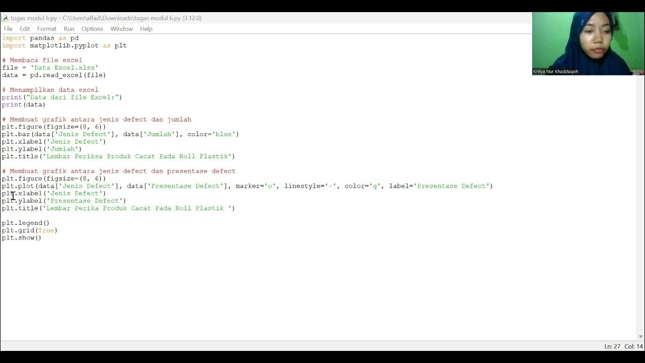 PEMROGAMAN KOMPUTER | Visualisasi Statistik dengan Matplotlib | Tugas Modul 5 - YouTube