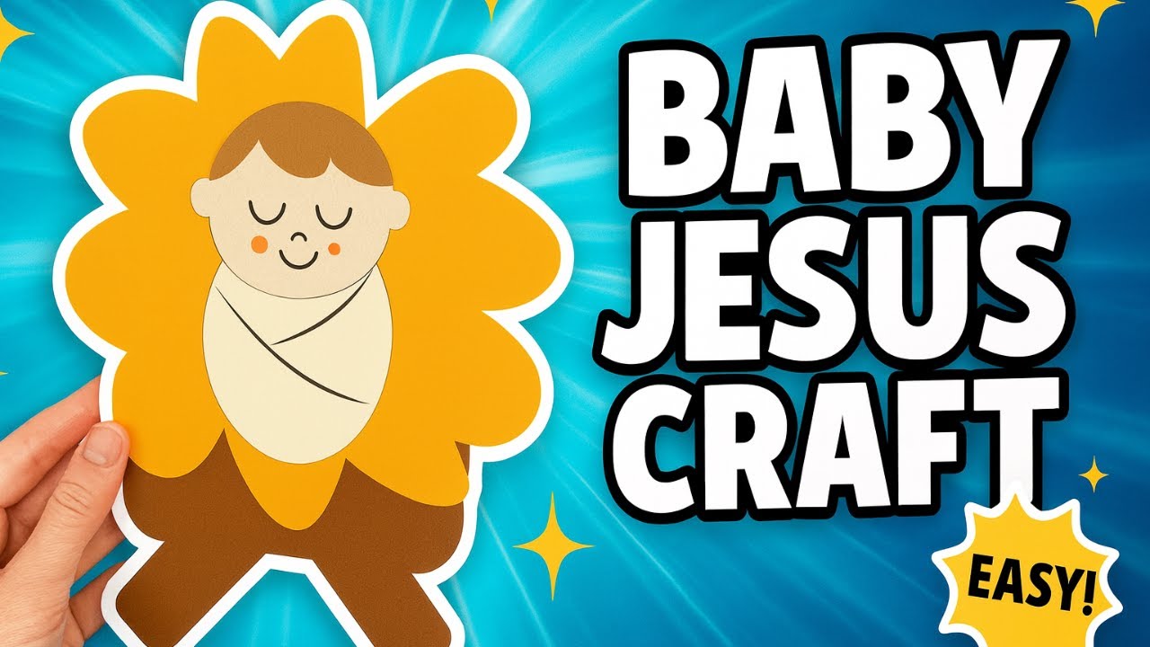 Baby Jesus Paper Craft - YouTube