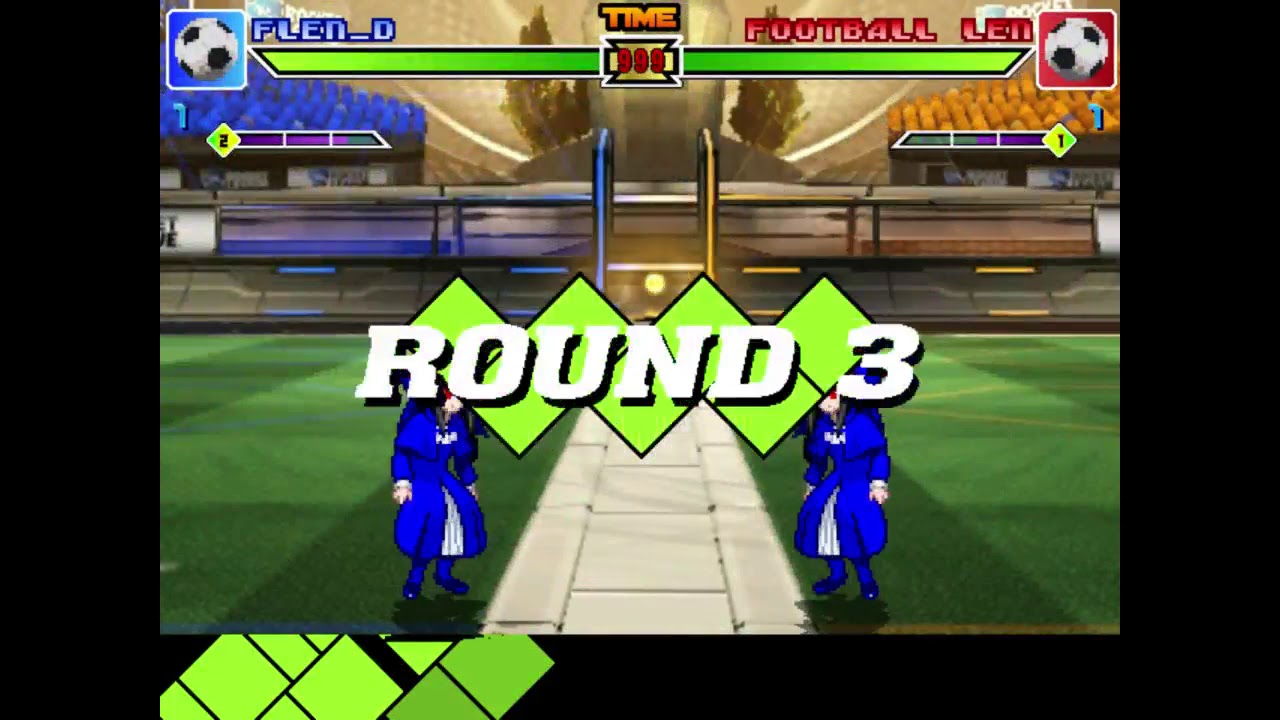 Glowrock Mugen Soccer Len vs Football Len - YouTube