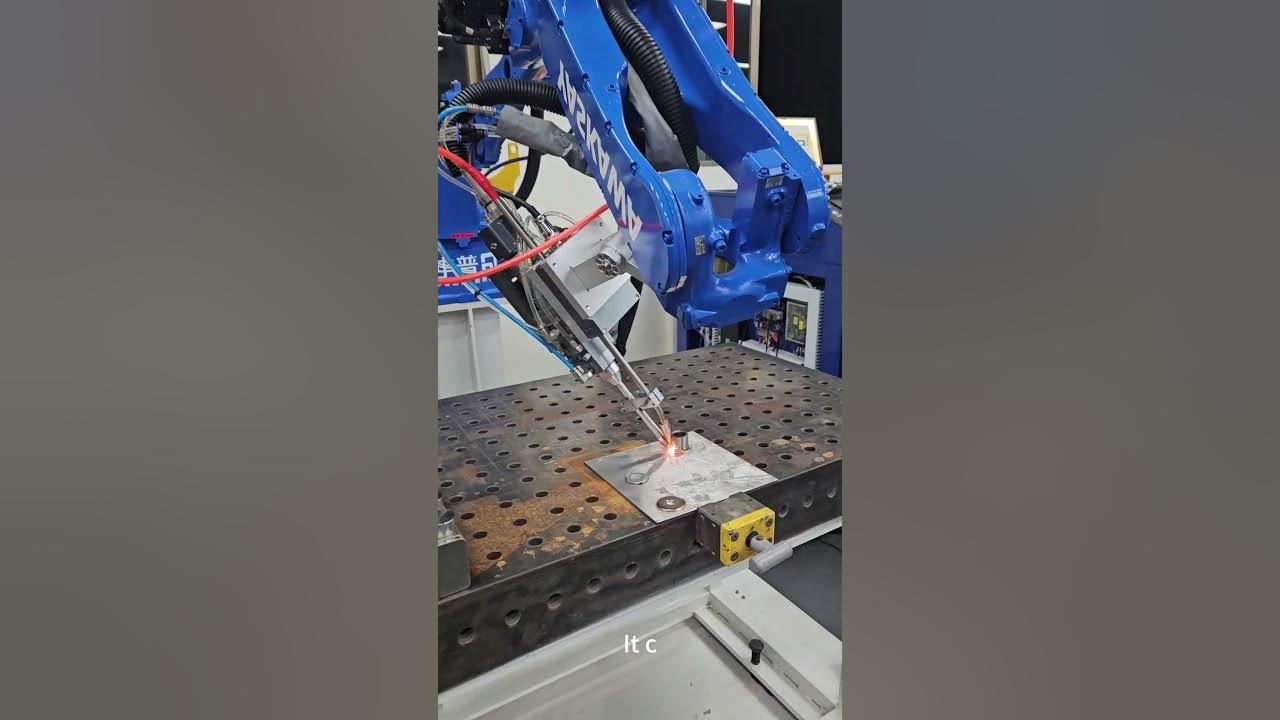 Pdkj Robot Laser Welding Machine Welding Stainless Steel Workpieces Youtube