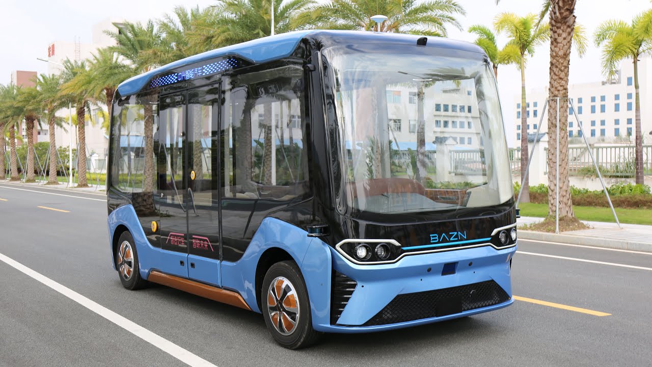 Zonson Smart Auto Autonomous Driving Bus - YouTube