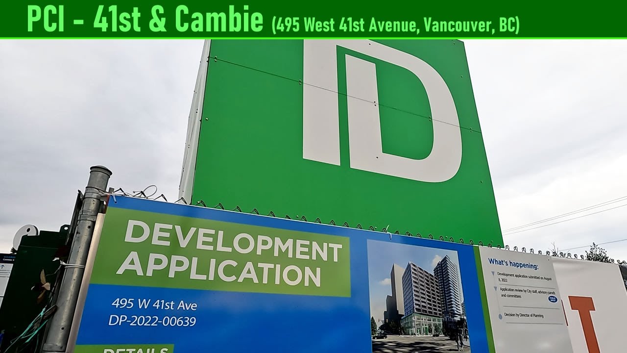 1/2/2023 PCI Developments 41st & Cambie, 495 West 41st Avenue ...