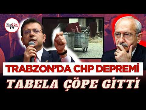 İmamoğlu'nun memleketi Trabzon'da CHP'den toplu istifa: Kılıçdaroğlu'na meydan okuyan pankart!