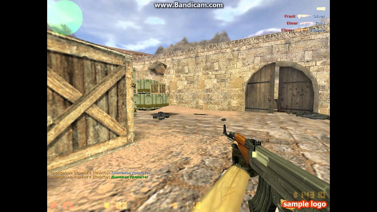 Counter Strike 1 6 CS 1 6 De Dust2+ZBot - YouTube