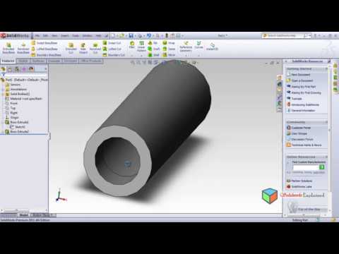 Solidworks explained: Telescope (part, asembly, motion) - YouTube