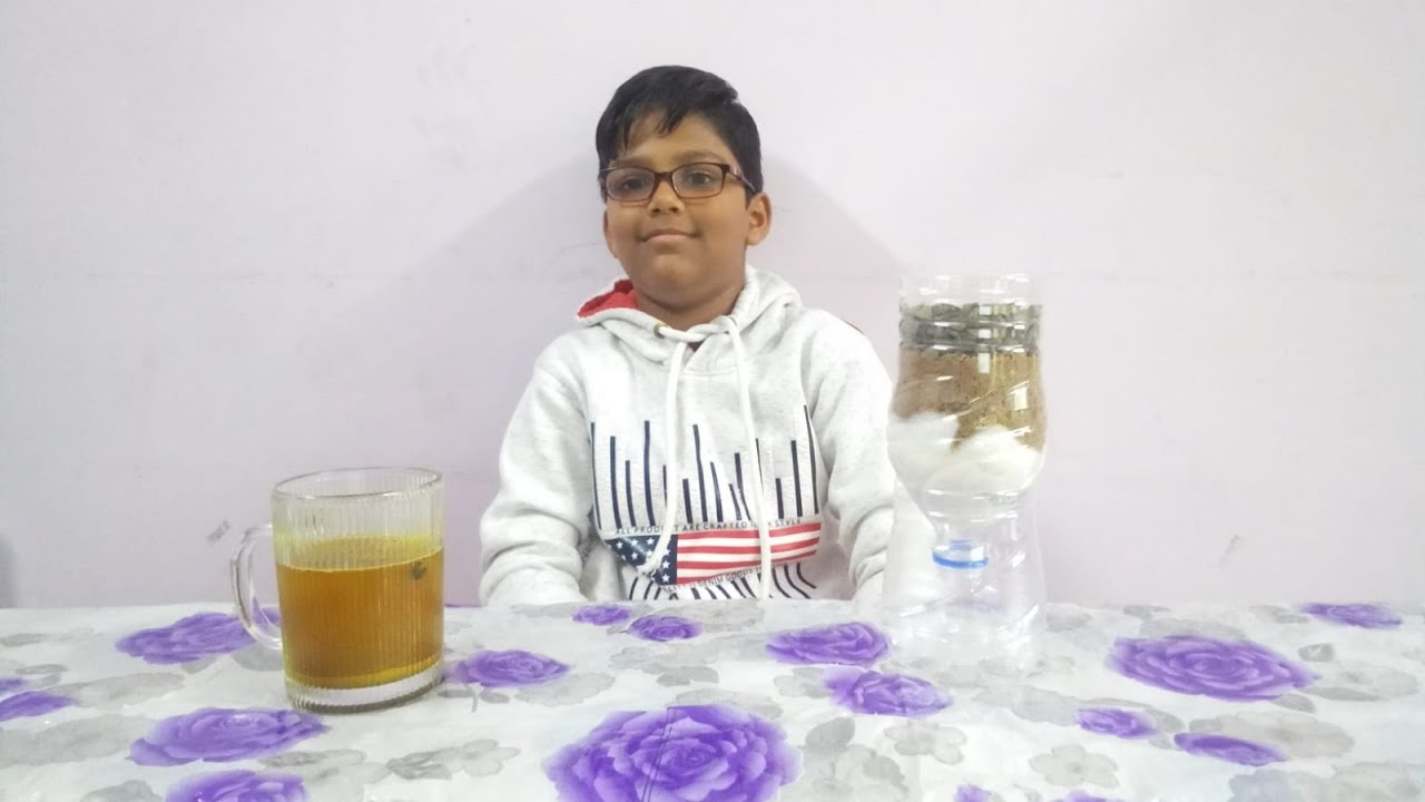 Easy Science at Home: Multi-Layer Filtration Fun for Kids - YouTube