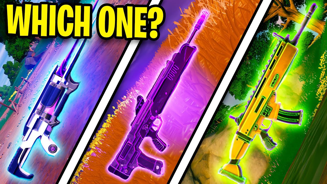 BEST ASSAULT-RIFLE in FORTNITE CHAPTER 4? (RED-EYE VS SCAR VS EX ...
