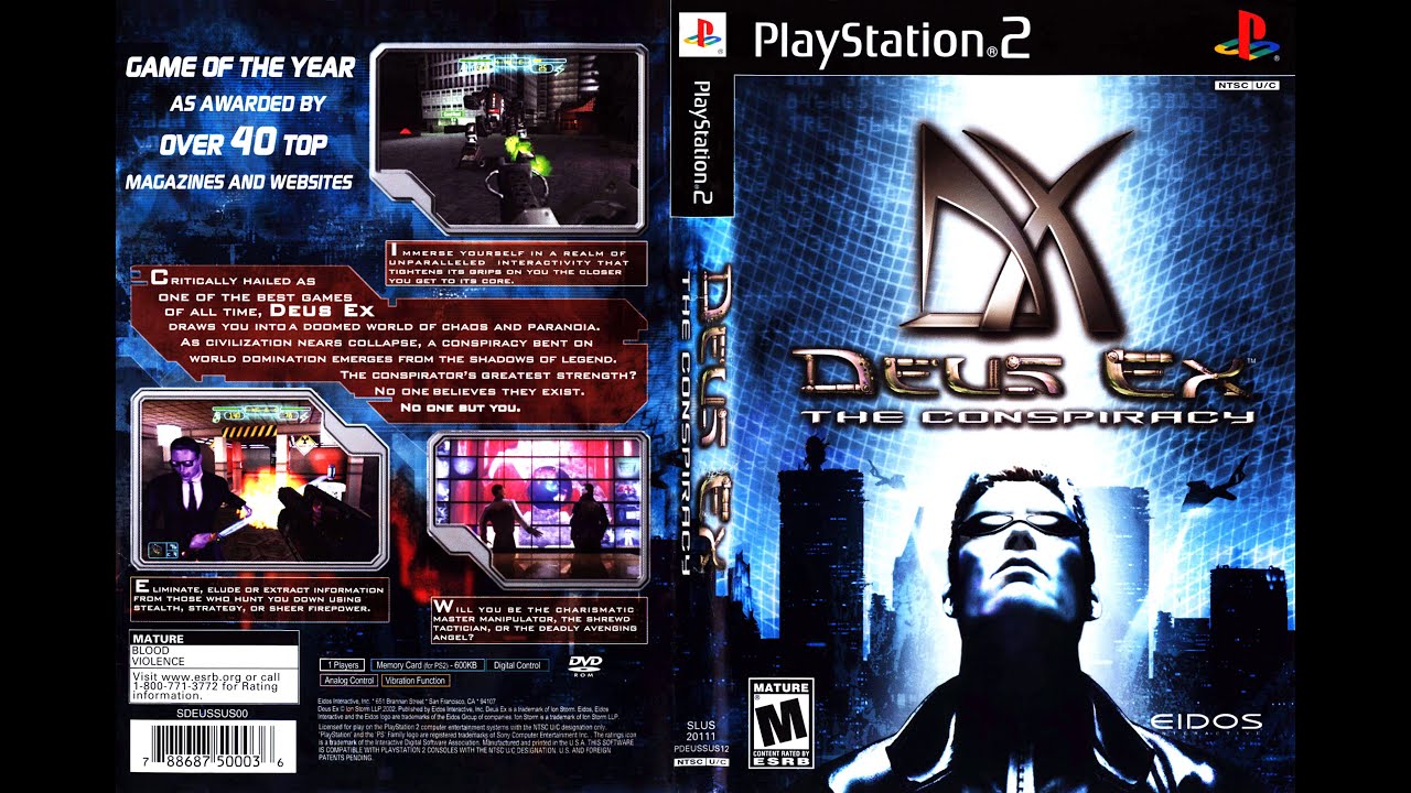 Deus Ex [2/2] | PS2 version | 1440p | Longplay Full Game Walkthrough No Commentary - YouTube