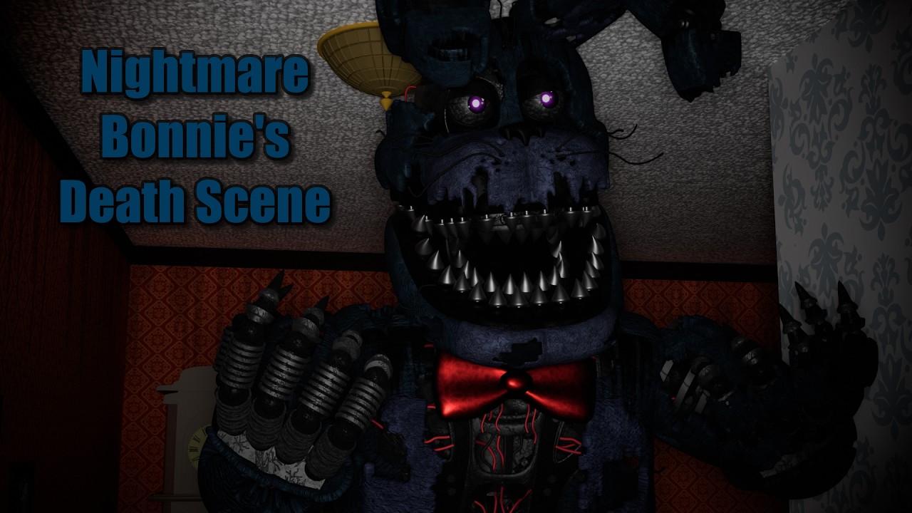 (Blender) Nightmare Bonnie's Death Scene - YouTube