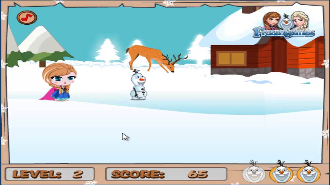 Anna Frozen Catch Baby Olaf - Frozen Games To Play - yourchannelkids ...