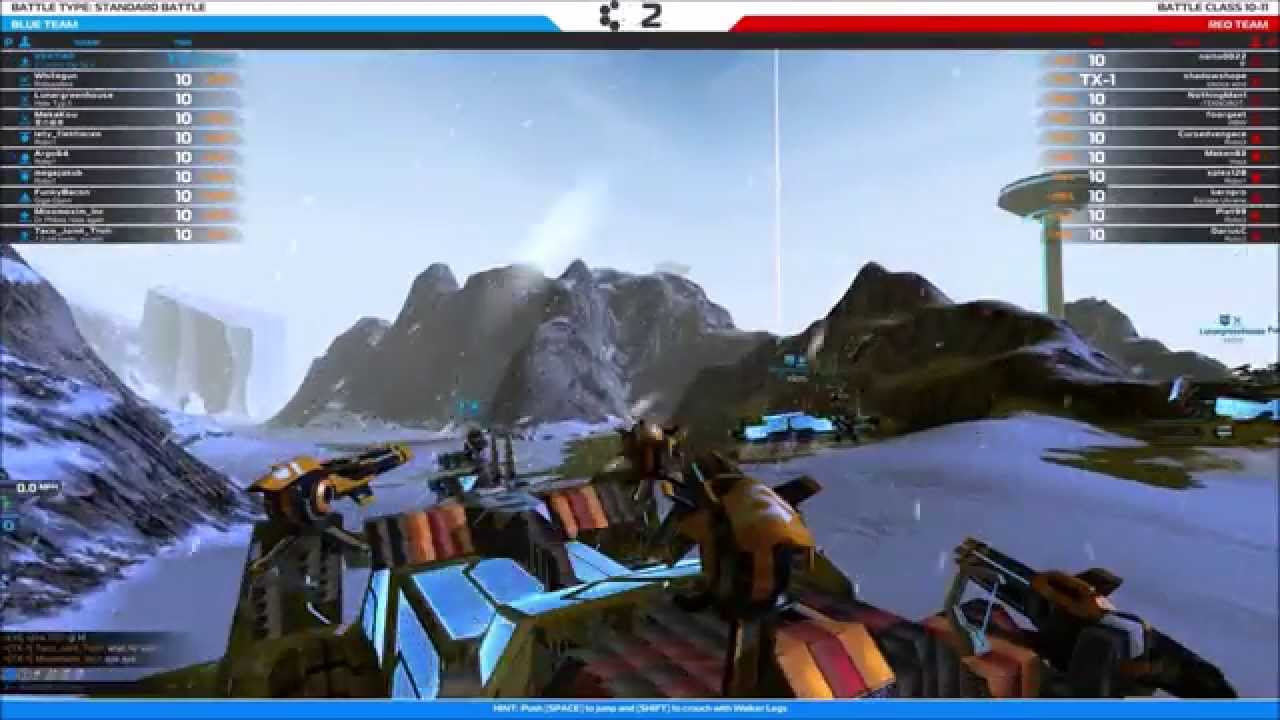 Robocraft: The Big Six Carbon SMG Megabot MK2 - YouTube
