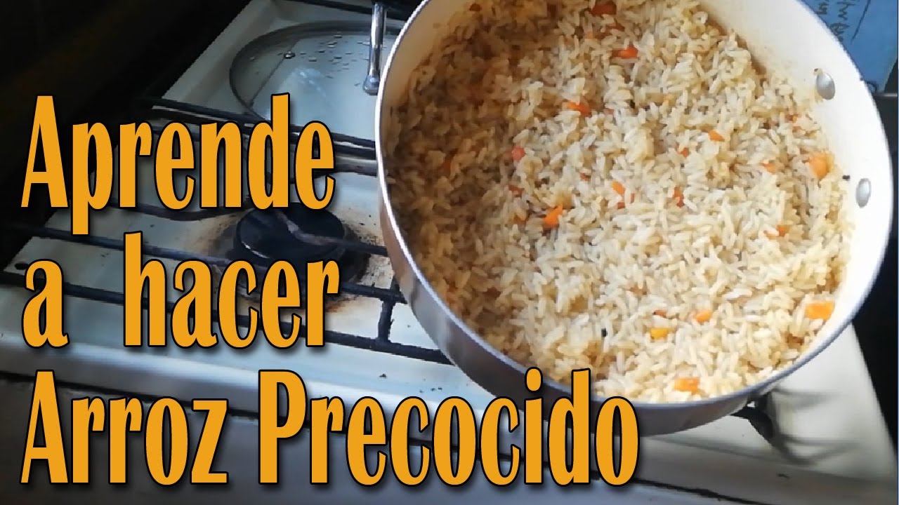 Arroz precocido estilo Salvadoreño - YouTube