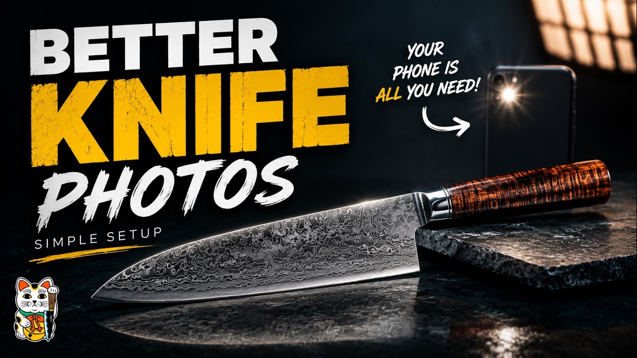 How To Improve Your Knife Photography Skills - YouTube