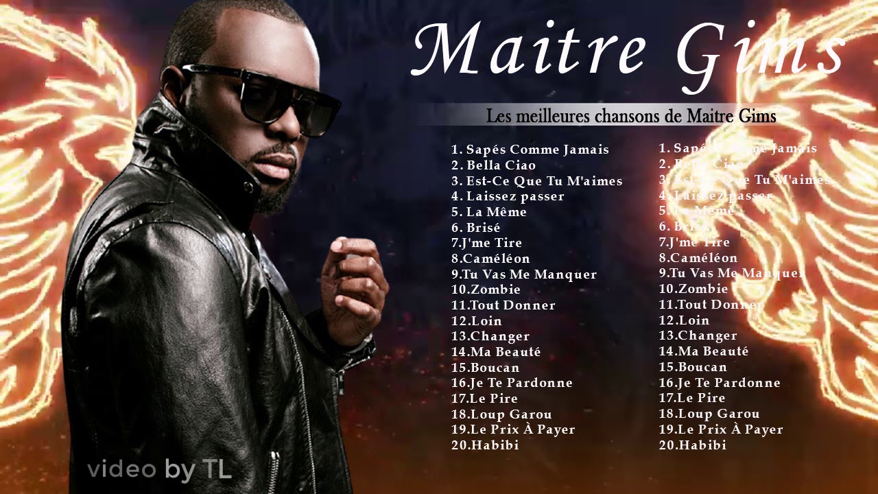 Sélection des meilleures chansons de Maitre Gims en 2021 Musique ...