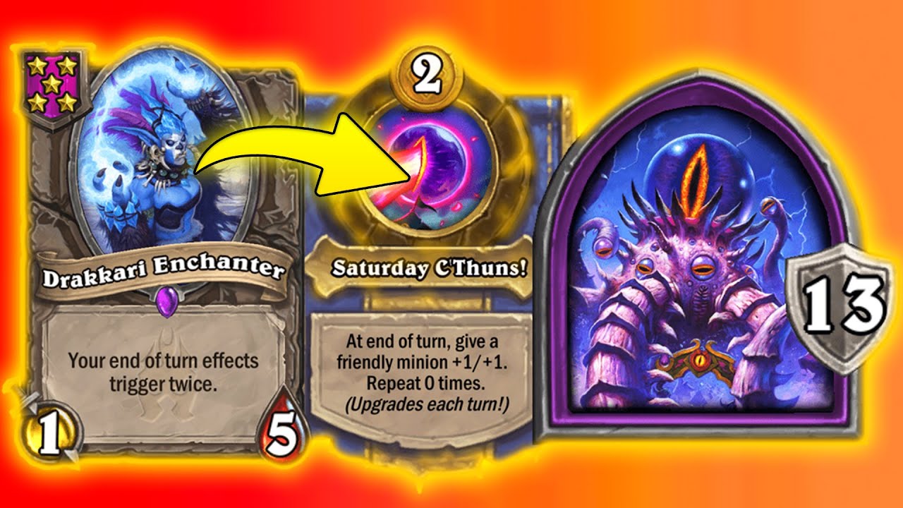 Drakkari Enchanter Interaction With C'Thun Hero Power is Cool | Christian Hearthstone ...