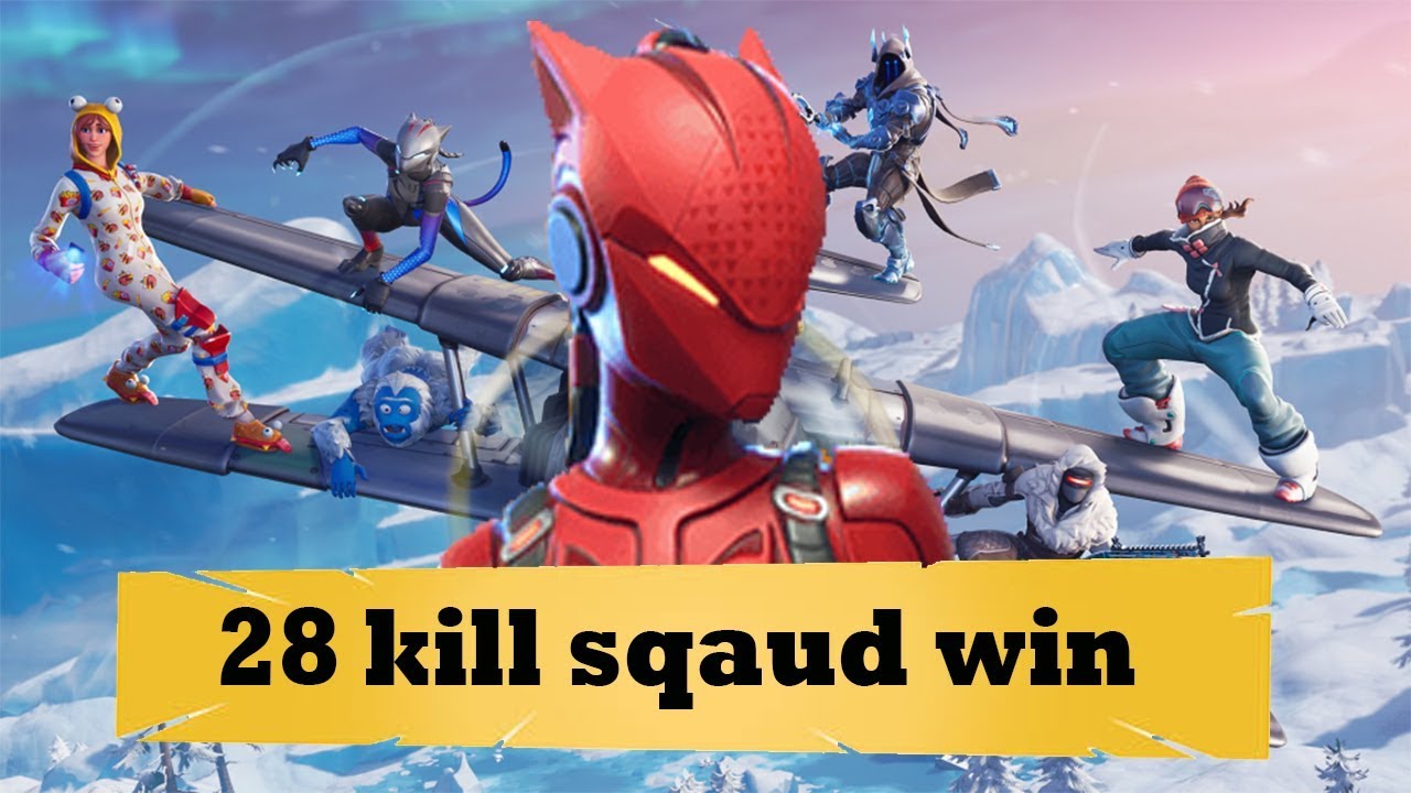 Fortnite 28 kill squad win - YouTube