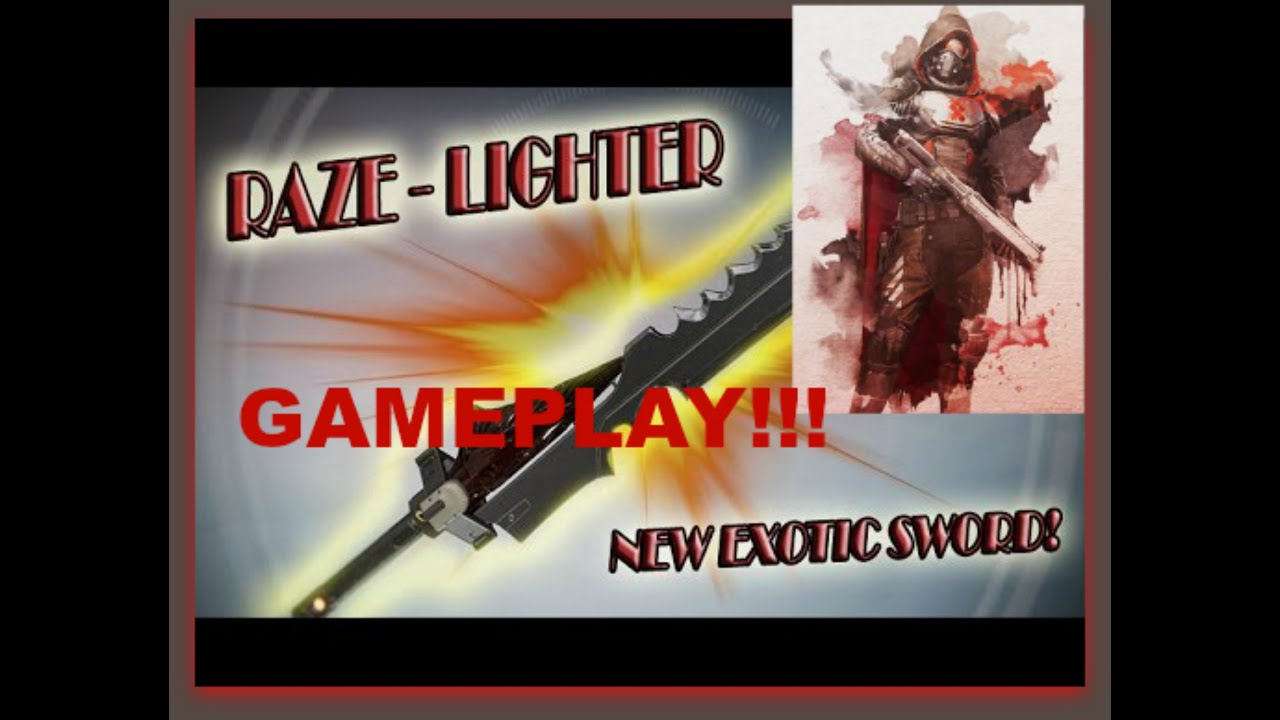 Destiny RAZE LIGHTER\Exotic sword review - YouTube
