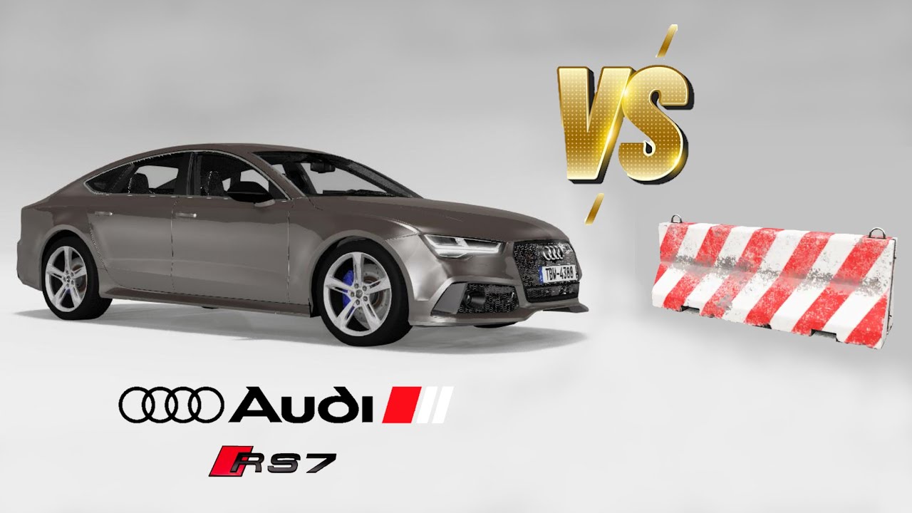 Audi RS7 crash test | BeamNG.drive | Shorts - YouTube