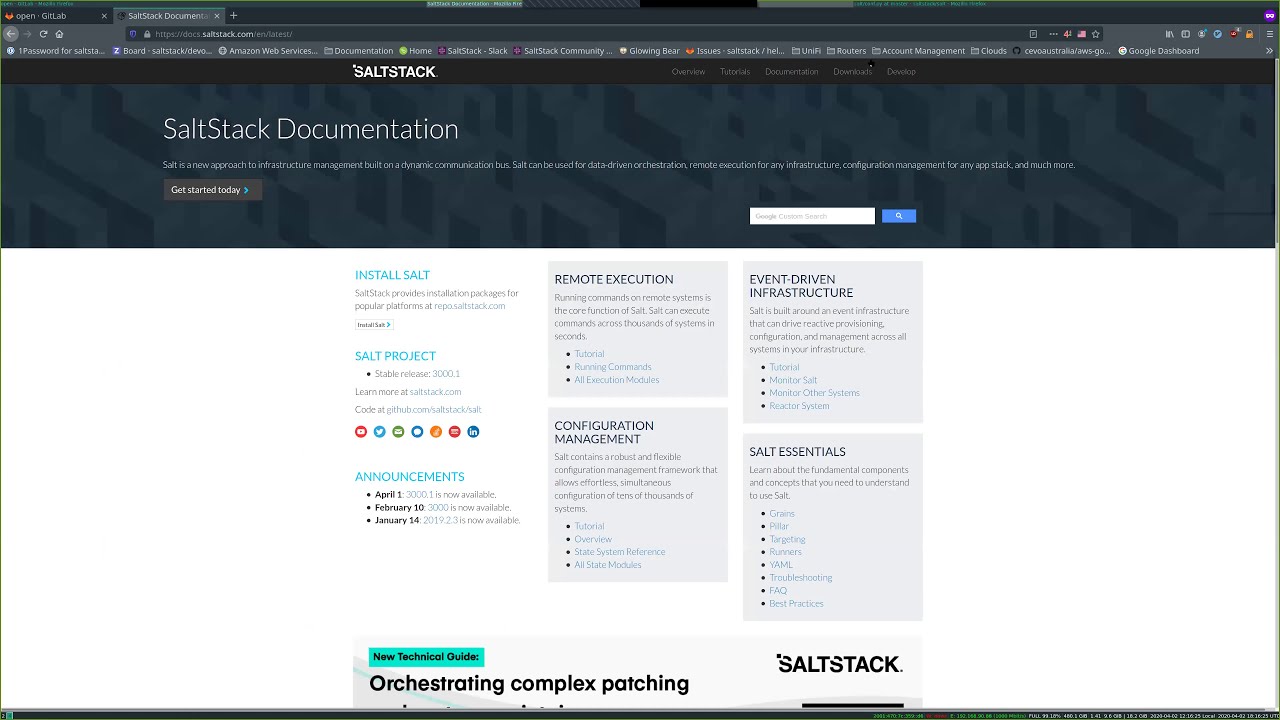 Salt Documentation Working Group 2020-04-02 - YouTube