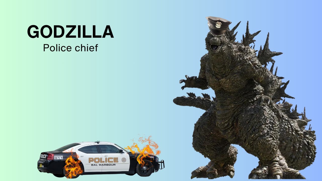Godzilla Takes the Wheel! Tokyo's Newest Honorary Police Chief - YouTube