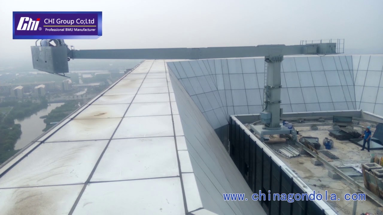 Roof Powered Building Maintenance Gondolas - YouTube