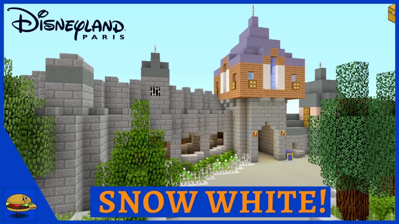 Minecraft Disneyland - Snow White Ride Part 9 - YouTube