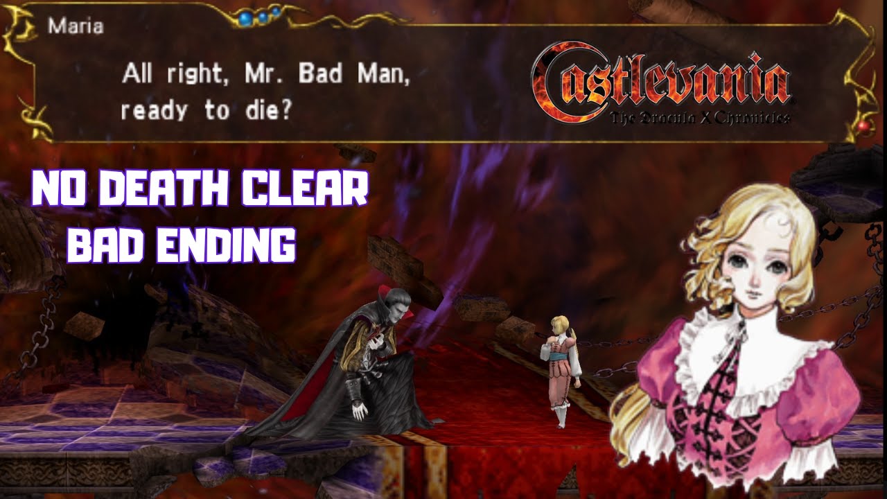 Castlevania: The Dracula X Chronicles (PSP) No Death Clear with Maria ...