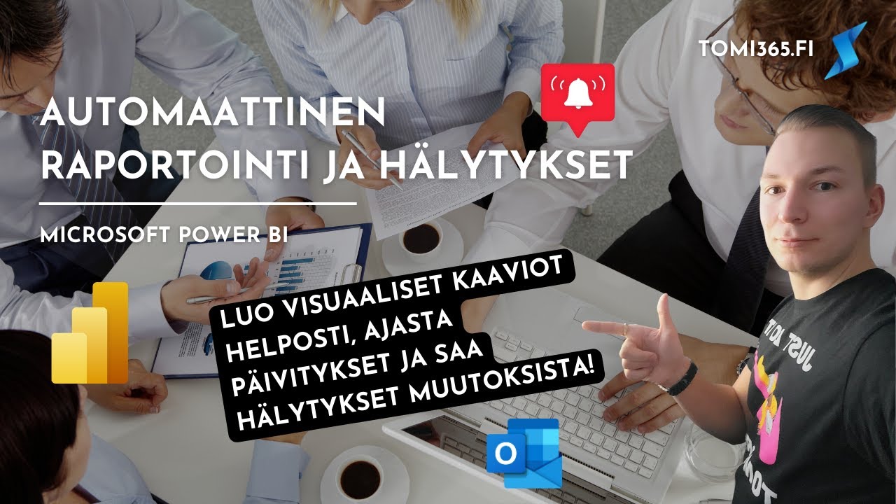 Microsoft Power BI - Automaattinen raportointi ja hälytykset - YouTube