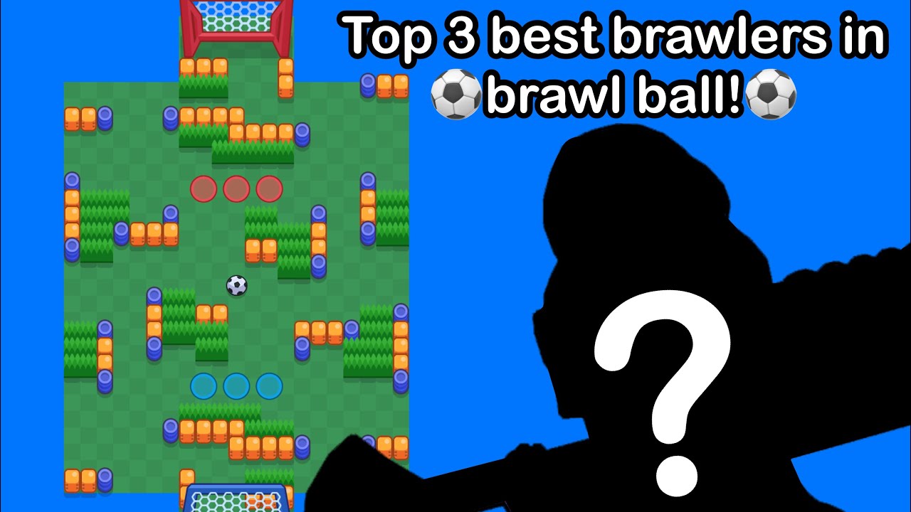 Top 3 best brawlers for brawl ball (my first 3v3 video!) - YouTube